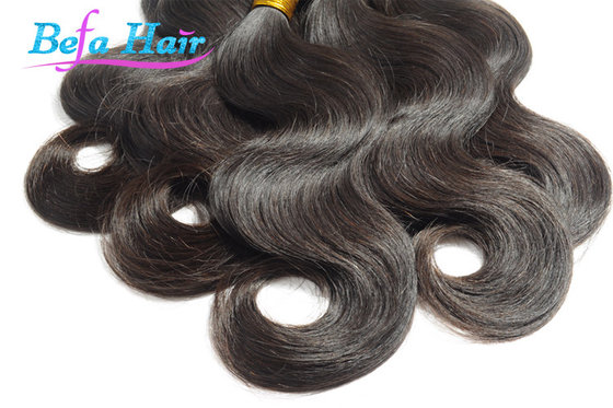 Full Cuticles Brazilian Virgin Human Hair Wave Hair For Women Thick End