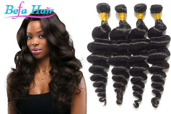 Grade 7A No Shedding No Tangle Unprocessed Brazilian Human Hair Dyeable