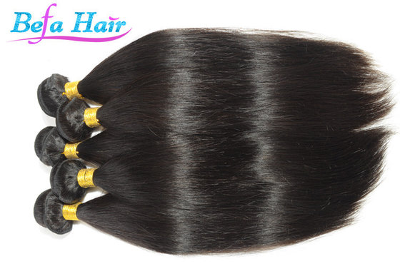 24" Straight Cambodian Human Hair No Shedding Natural Color Thick Bundle
