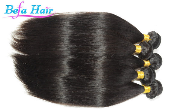 24" Straight Cambodian Human Hair No Shedding Natural Color Thick Bundle