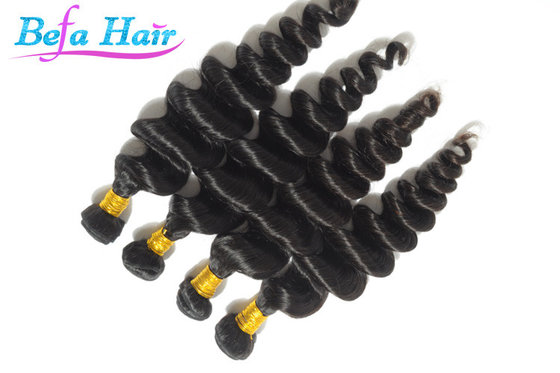 Human Virgin Cambodian Hair Bundles Unprocessed Hair Weft Loose Wave