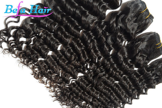 18" Deep Wave Eurasian Human Hair Virgin One Donor Hair No shedding