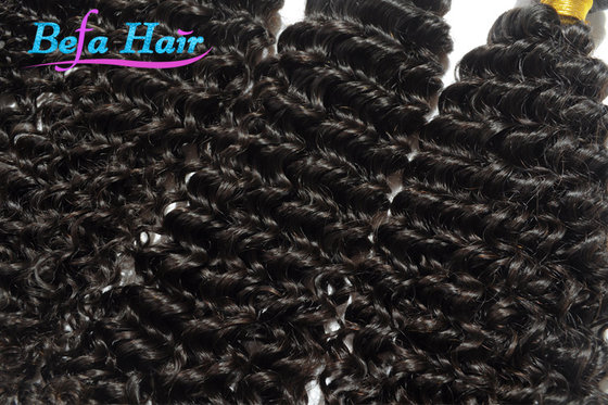 Deep Curl Indian Temple Hair Natural Black One Donor No Lice Hair