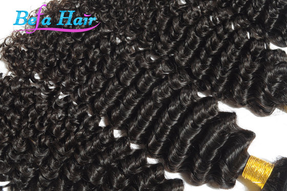 Deep Curl Indian Temple Hair Natural Black One Donor No Lice Hair