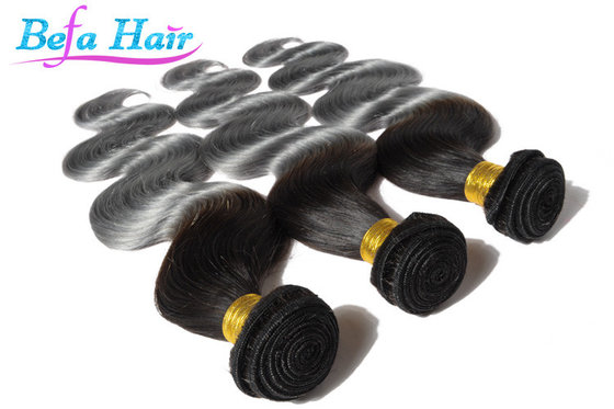 Doppelter spinnender Haar-Erweiterungs-Luxus Ombre Remy 20 Zoll Jungfrau-