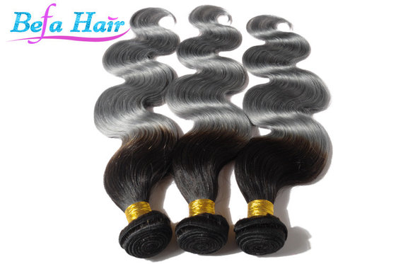 Doppelter spinnender Haar-Erweiterungs-Luxus Ombre Remy 20 Zoll Jungfrau-