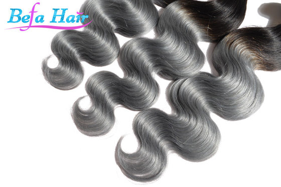 Doppelter spinnender Haar-Erweiterungs-Luxus Ombre Remy 20 Zoll Jungfrau-