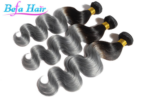 Doppelter spinnender Haar-Erweiterungs-Luxus Ombre Remy 20 Zoll Jungfrau-
