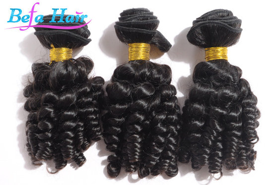 Natural Black Brown Mongolian Hair Weave No Tangle 1.5m-2m Width