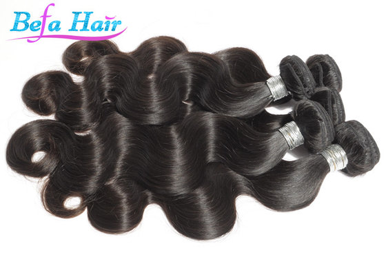 Unprocessed 8a Brazilian Virgin Human Hair Body Wave No Mixture Double Layers