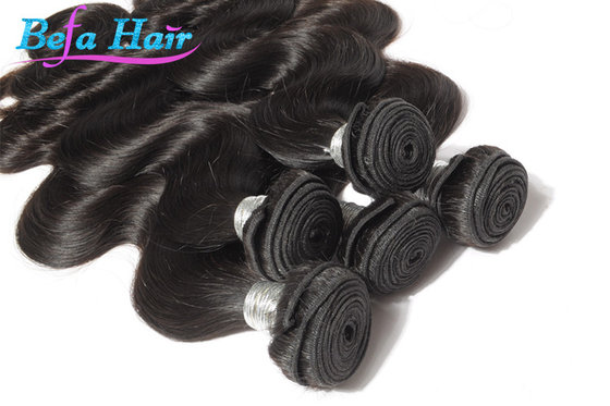 Unprocessed Virgin Peruvian Hair Extensions Thick Ends Human Hair