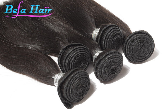 Double Layers Human 8A Virgin Indian Virgin Human Hair Weft Straight