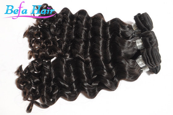 No Shedding Tangle Peruvian Human Hair Extensions 22 Inches Natural Wave