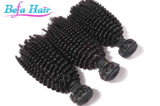 Aucun prolongements péruviens de cheveux de mauvaise odeur 30 pouces d'Afro de cheveux de boucle