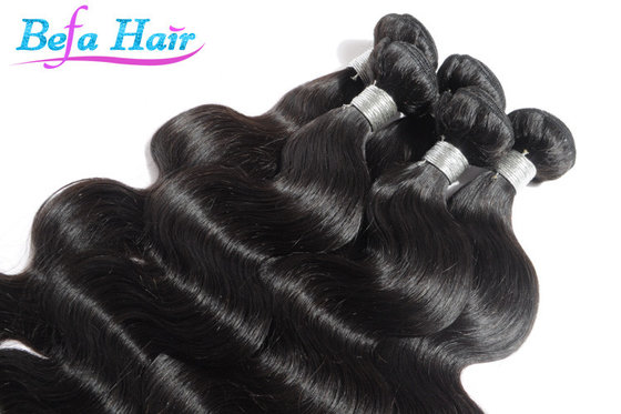 Body Wave Unprocessed Peruvian Human Hair Extensions 14 Inch Virgin Natural Hair