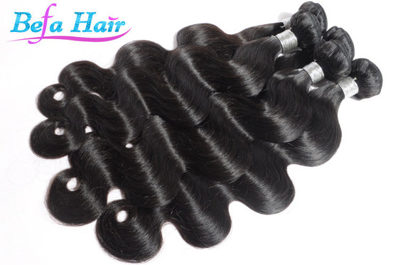 Body Wave Unprocessed Peruvian Human Hair Extensions 14 Inch Virgin Natural Hair