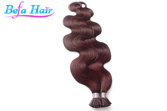 prolongements collés de cheveux de la kératine 99J 100 aucune pleines cuticles de rejet intact