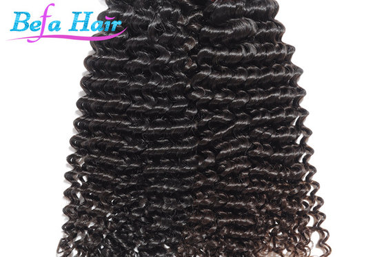 14 Zoll tiefes des Locken-Grad-6A Jungfrau-Haar-ursprüngliche peruanische Haar-