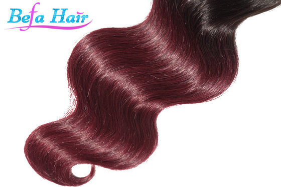 Haar-Erweiterungen Menschenhaar 1b/99J Ombre Remy fasten Verschiffen