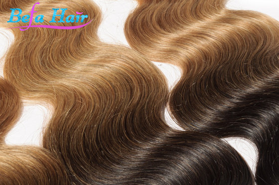Human Ombre Remy Hair Extensions Dip Dyed Hair Extensions