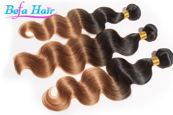 Haar-Erweiterungs-Farbe 1b /30 | Körper-Welle schwarze Frauen Ombre Remy