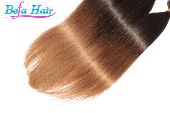 Dip Dye Human Hair Extensions Reverse Ombre Hair Extensions Straight