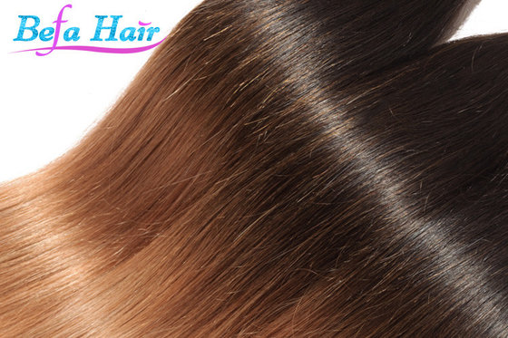 Dip Dye Human Hair Extensions Reverse Ombre Hair Extensions Straight