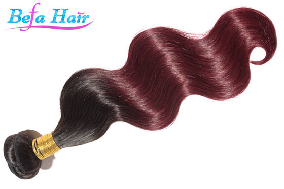 Der Haar-Erweiterungs-hohen Temperatur Brasilianer Ombre Remy Sterilisation