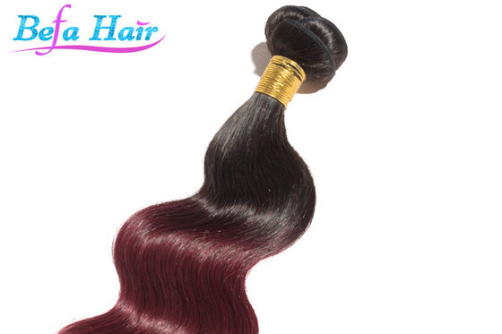 Der Haar-Erweiterungs-hohen Temperatur Brasilianer Ombre Remy Sterilisation