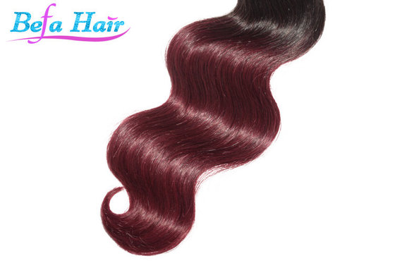 Der Haar-Erweiterungs-hohen Temperatur Brasilianer Ombre Remy Sterilisation