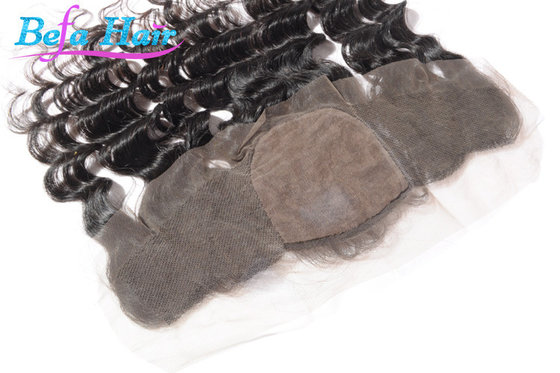 Bandeau bas en soie de dentelle de fermetures de cheveux humains de Vierge plus naturel et durable