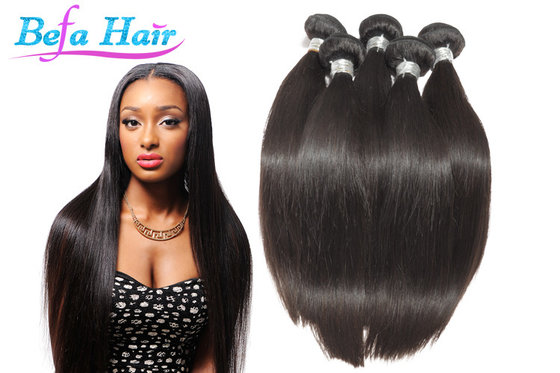 Luxury Straight Pure Malaysian Virgin Hair / Human Hair Weave For Black Women