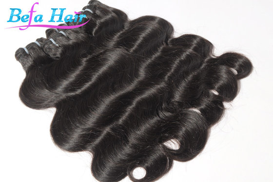 Grade 5A Body Wave Mongolian Hair Extensions No Shedding Human Hair Wefts