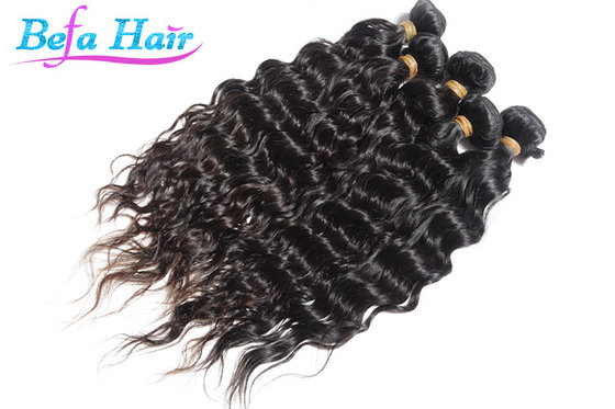 Nice Feeling Virgin Peruvian Human Hair Weft No Lice Human Hair Extensions 22 Inch