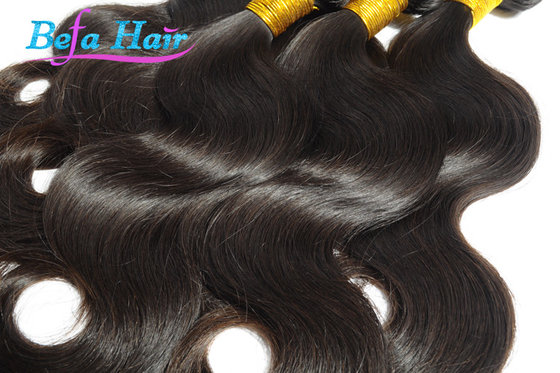 Aschblonde/dunkelrote Schönheits-Arbeits-Haar-Erweiterungs-Körper-Welle für Frauen