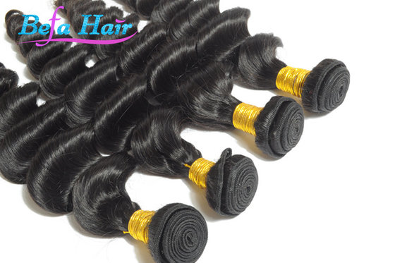Long 36 Inch 7A Loose Wave Brazilian Virgin Human Hair Extensions Wefts