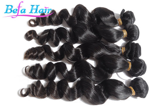 Soft 14 Inch Wet And Wavy Indian Virgin Human Hair Loose Wave for black women
