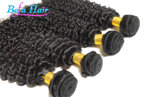 Kundengebundenes 22 Zoll-tiefe Locken-brasilianisches Jungfrau-Menschenhaar für schwarze Frauen