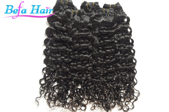 100% unverarbeitetes 15" 20" eurasisches Jungfrau-Haar-eurasische gelocktes Haar-Bündel