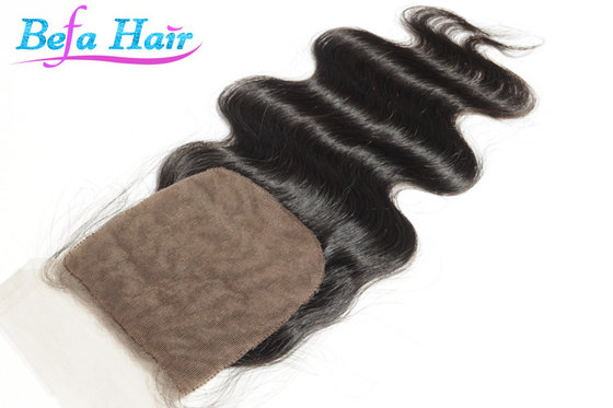 Pleine fermeture principale de morceau de dessus de cheveux de dentelle, cheveux 100% non-traités de Remy