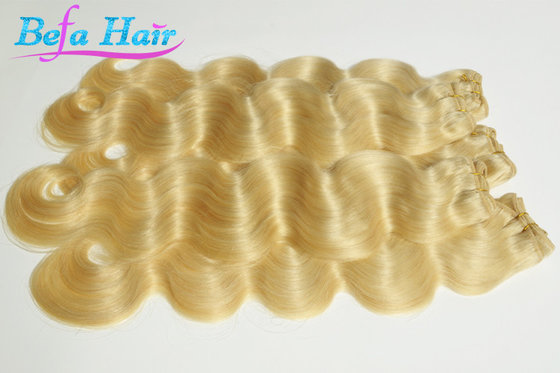 Unprocessed Natural Wave European Human Hair Extensions With No Smell