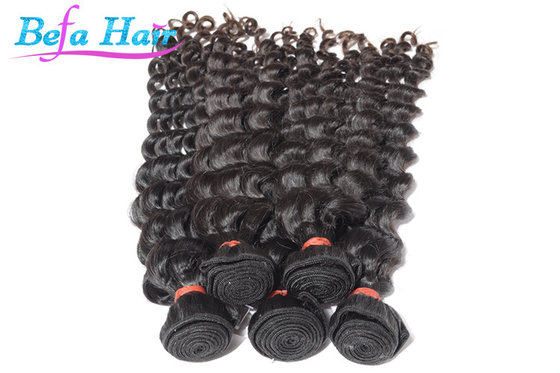 7A Grade Remy Brazilian Deep Wave Curly Virgin Hair With No Shedding​