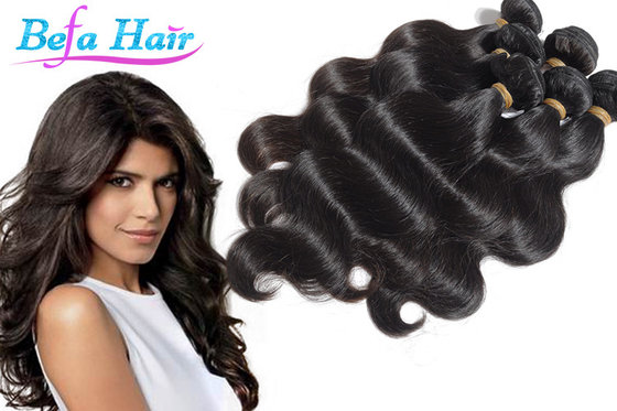 Unprocessed 22" 24" 26" Peruvian Body Wave Hair Bundles With No Shedding