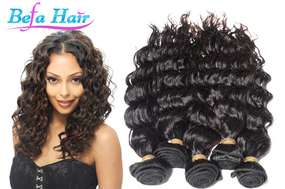 Peruvian French Curl Grade 6A Virgin Hair 28 Inch Hair Extensions