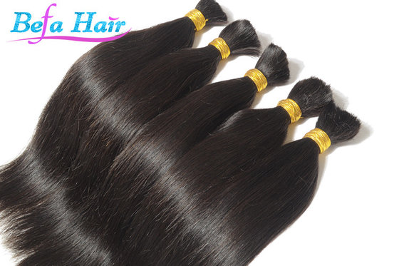 100% Virgin Straight Bulk Weave Human Hair 12-14 Inch Hair Extensions