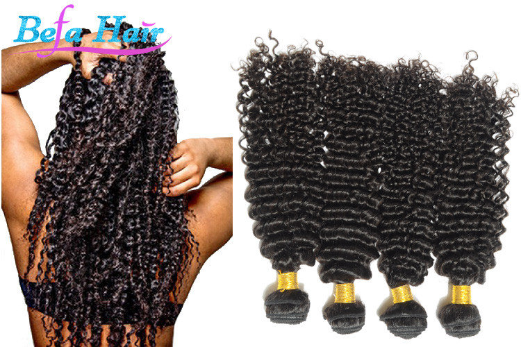Human Virgin Cambodian Curly Hair 18 Inches Deep Curl Rich In Nutrition And Water