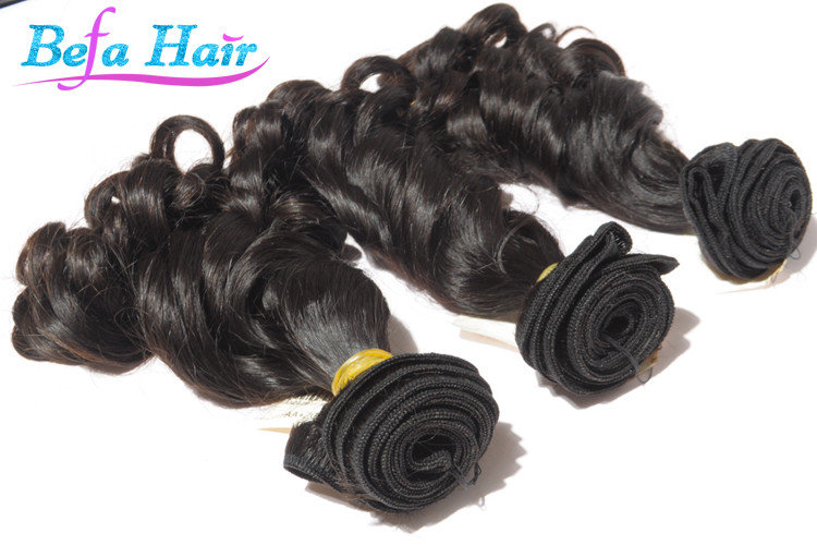 Color 1B Funmi Malaysian Hair Weave Bundles Long Lasting Soft And Smooth