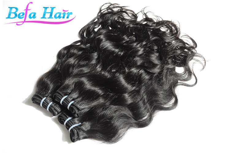 100g One Bundle Full Ends Brazilian Virgin Human Hair Sew In Weave Natural Water Wave
