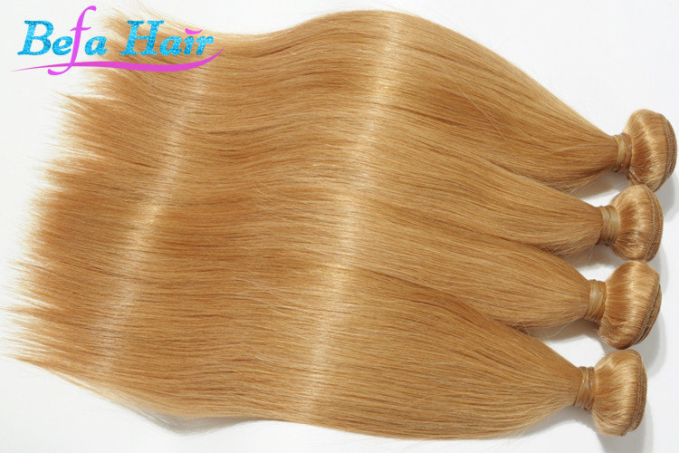 Gerade europäische Menschenhaar-Farbe 27# gerade kein verschüttendes Haar
