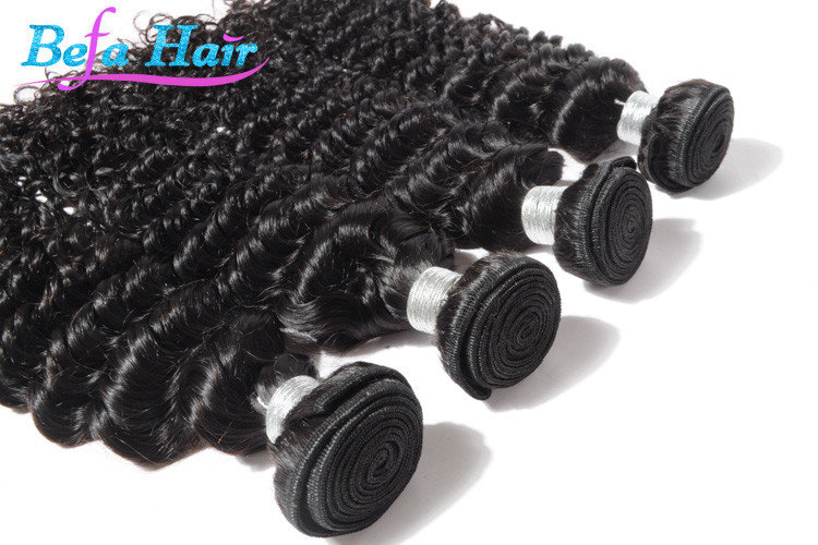 Double Layers Color 1B Eurasian Human Virgin Hair Dyed 100 Unprocessed